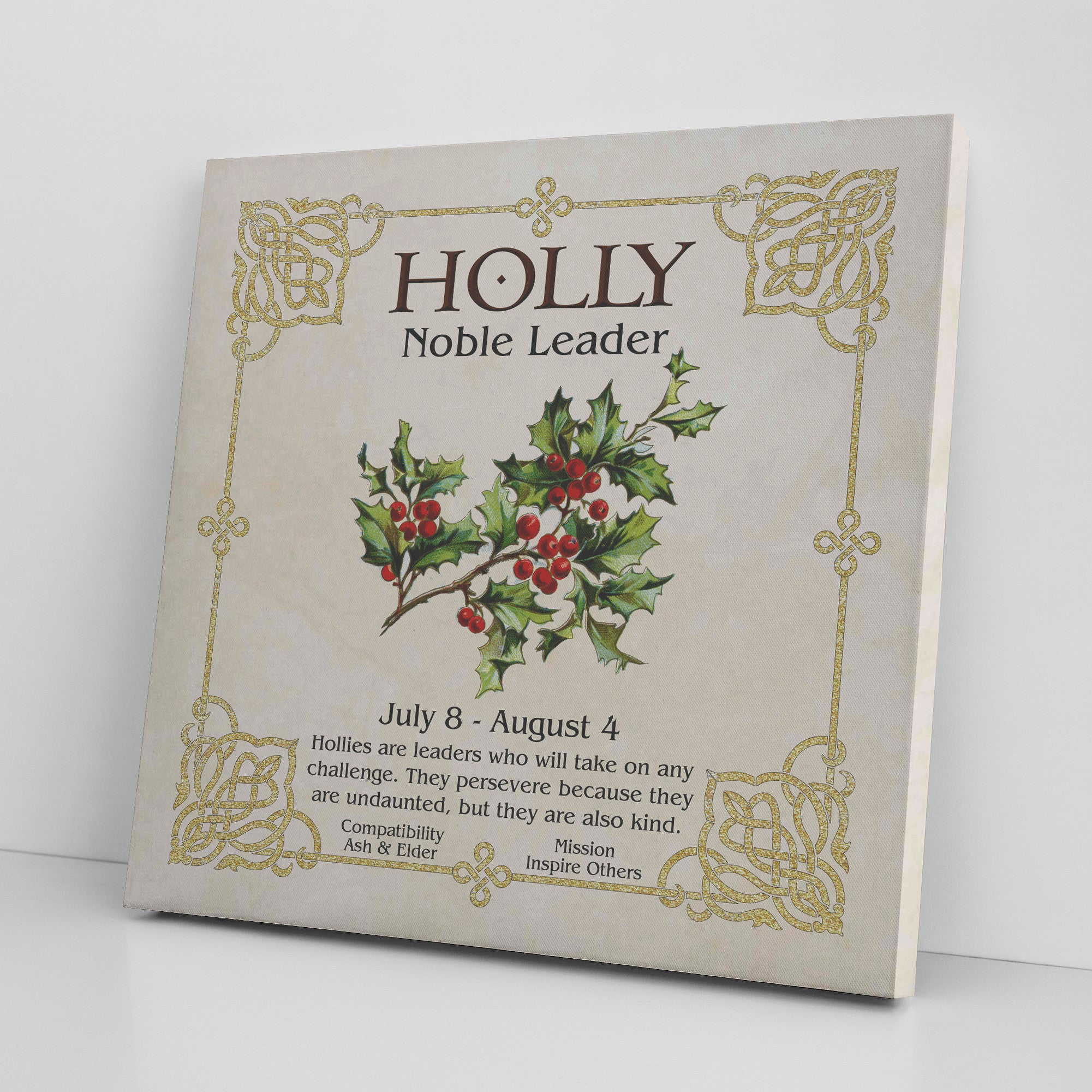 Celtic Tree Zodiac - HOLLY, The Noble Leader - July 8 to August 4 ...
