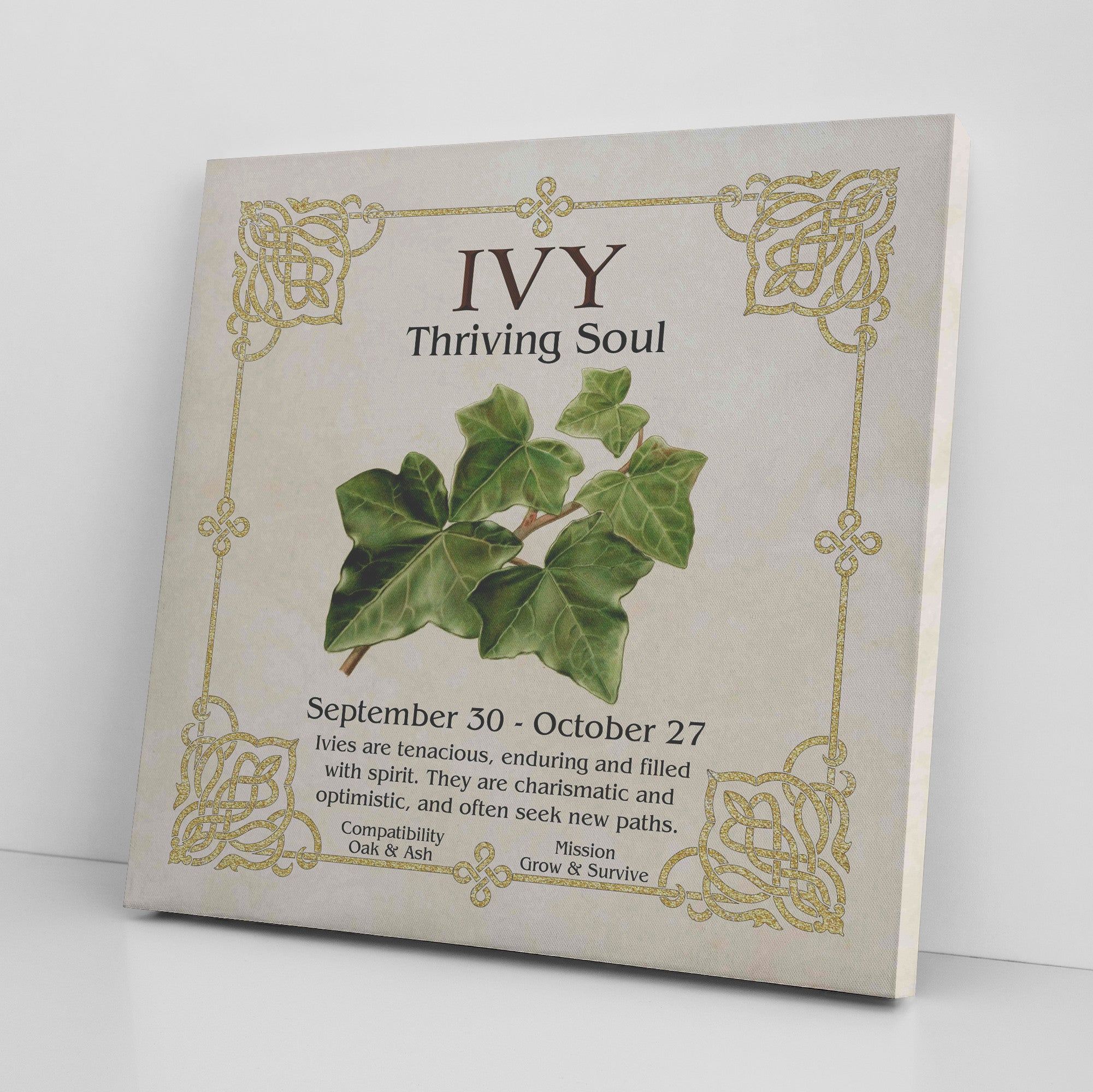 Celtic Tree Zodiac - IVY, The Thriving Soul - September 30 to October ...