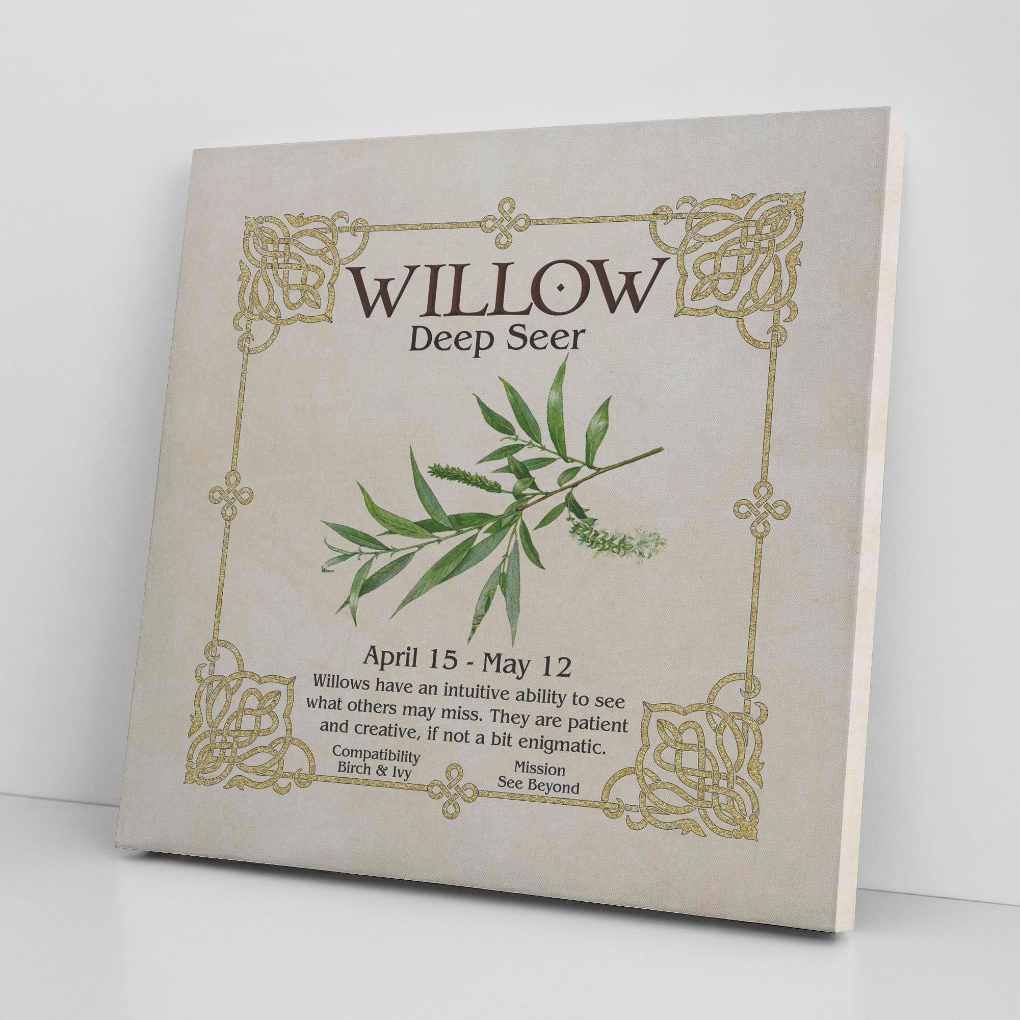 Celtic Tree Zodiac - WILLOW, The Deep Seer - April 15 to May 12 ...