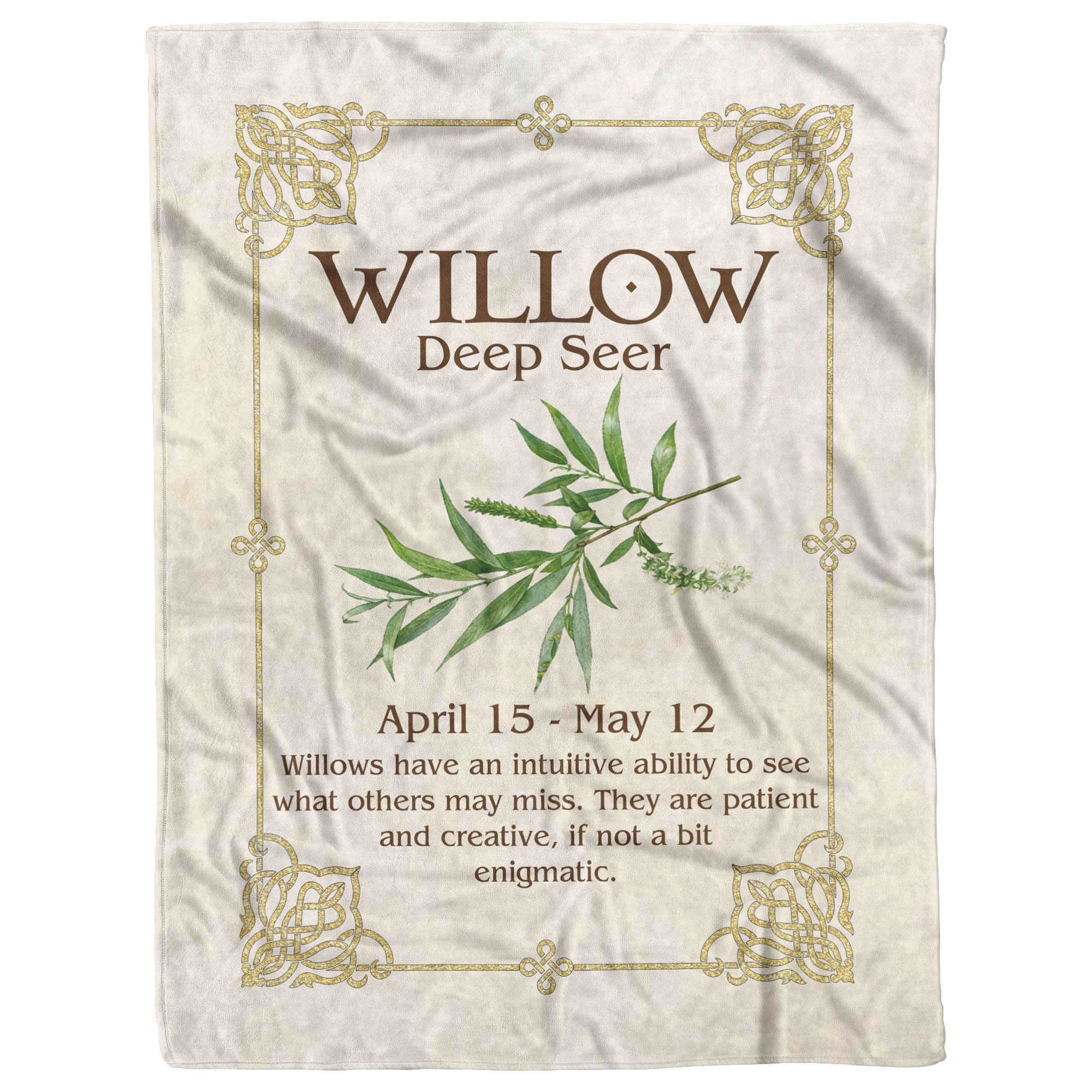Celtic Tree Zodiac - WILLOW, The Deep Seer - April 15 to May 12 ...