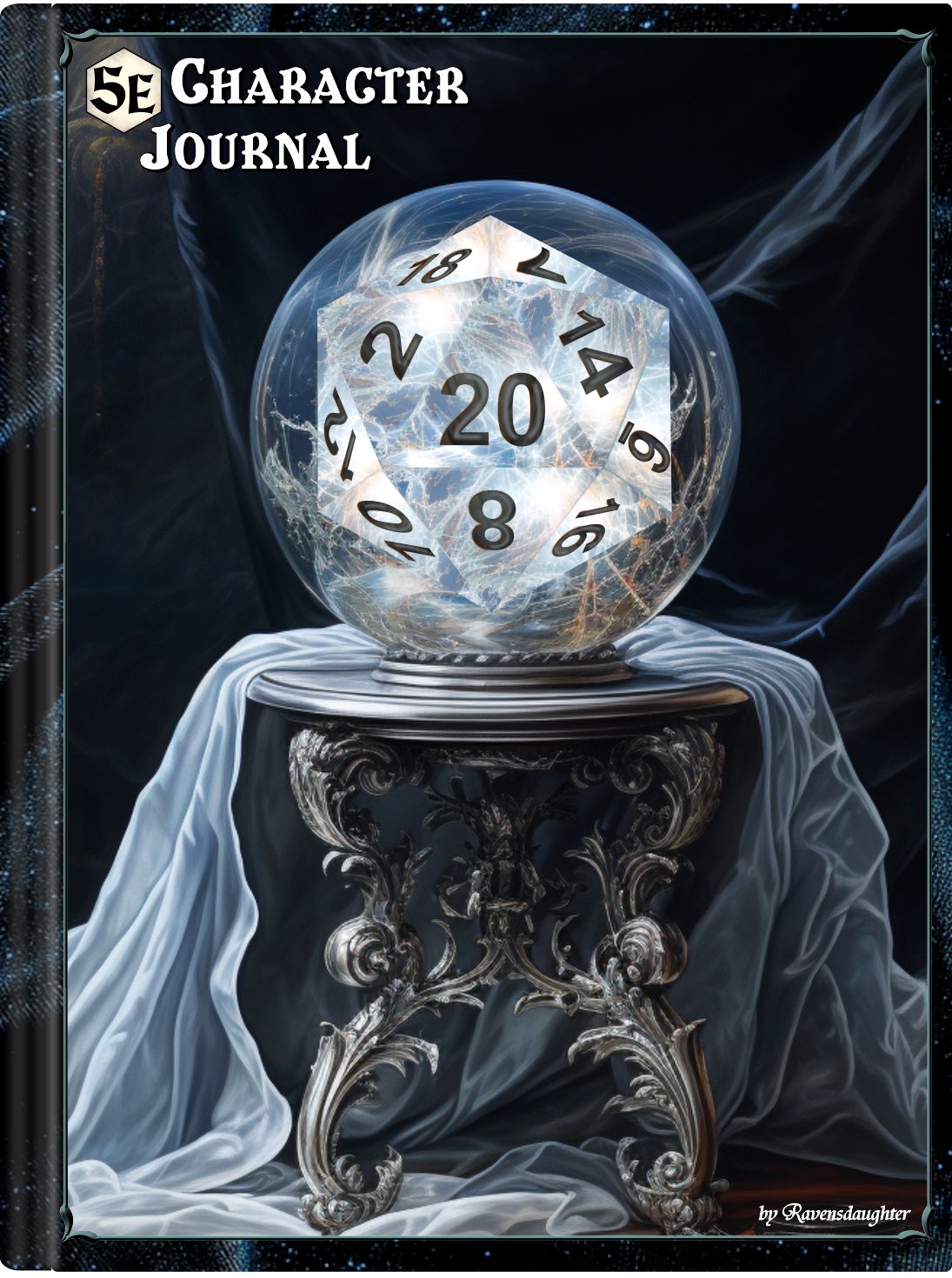 D20 Character Journal - Crystal Ball – Celtic Art Store / EHR Books