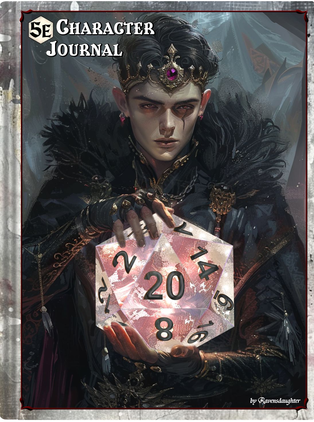 D20 Character Journal - Raven Prince – Celtic Art Store / EHR Books