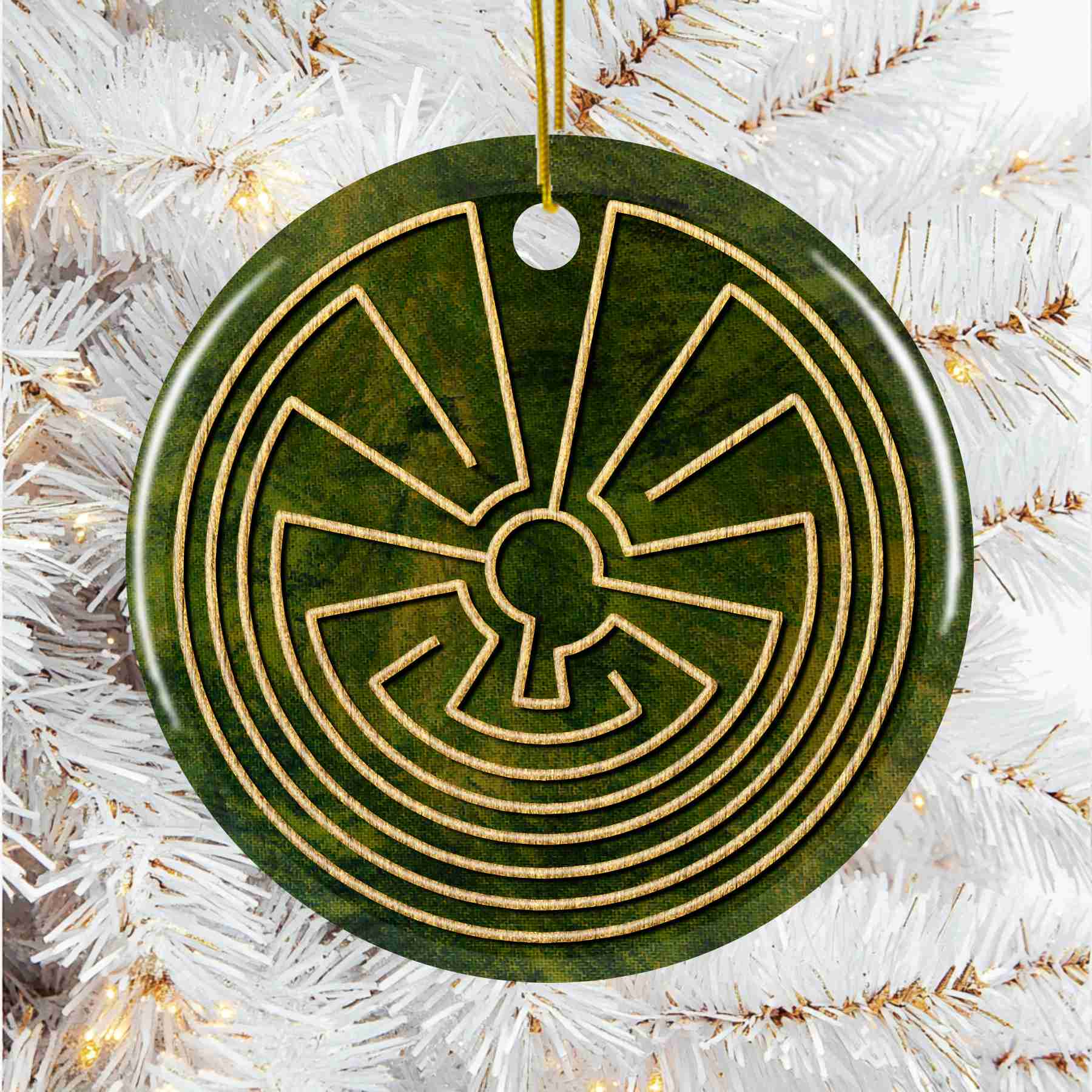 Native American Labyrinth Christmas Ornament – Celtic Art Store by ...