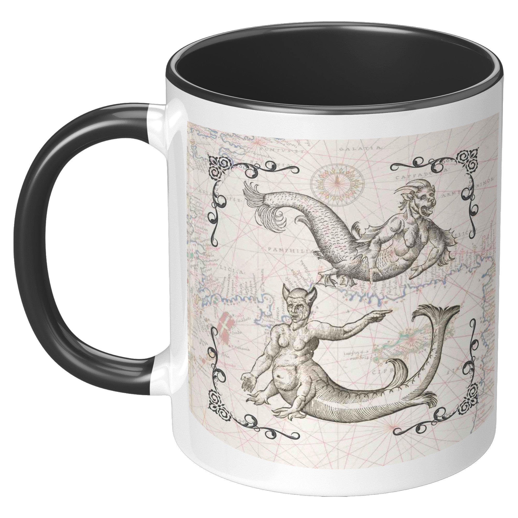 Sea Monster Accent Mug - Sea Devils – Celtic Art Store / EHR Books