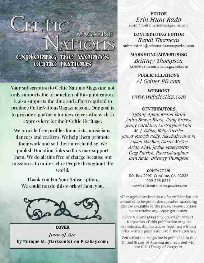 Celtic Nations Magazine - Celtic Nations Radio – Celtic Art Store / EHR ...
