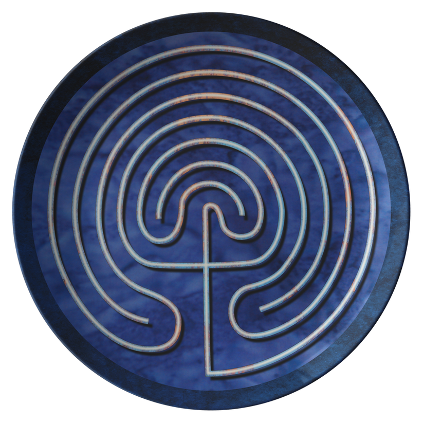 Meis Galicia Labyrinth ThermoSāf® Polymer Dinner Plate – Celtic Art ...