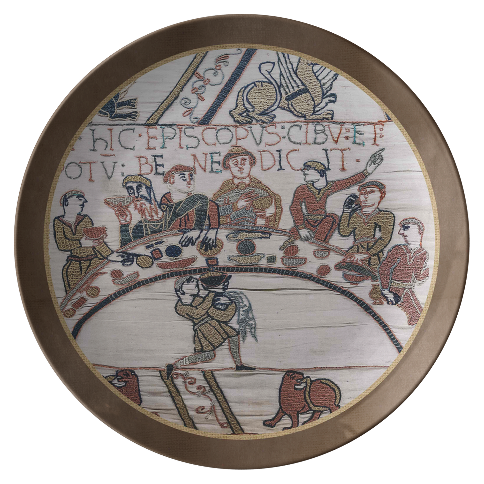 Bayeux Tapestry - Feast Dinner Plate – Celtic Art Store / EHR Books