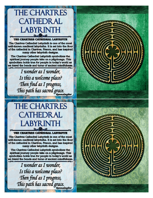 Chartres Cathedral Finger Labyrinth Digital Download – Celtic Art Store ...