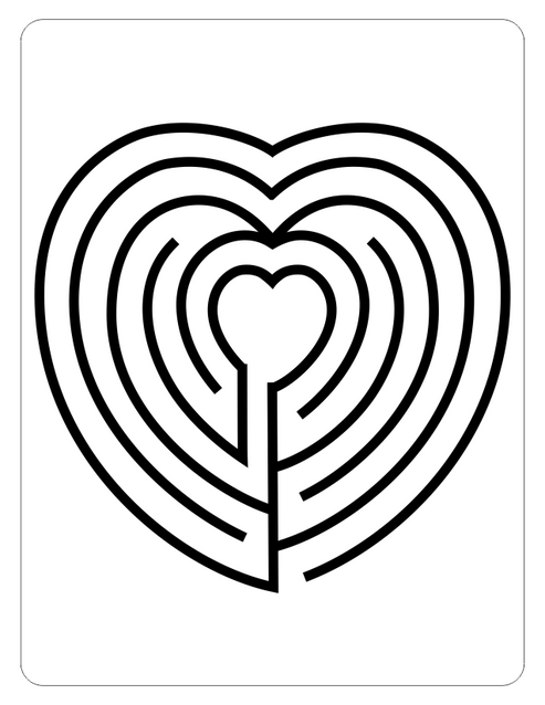 Heart Finger Labyrinth Digital Download – Celtic Art Store by ...