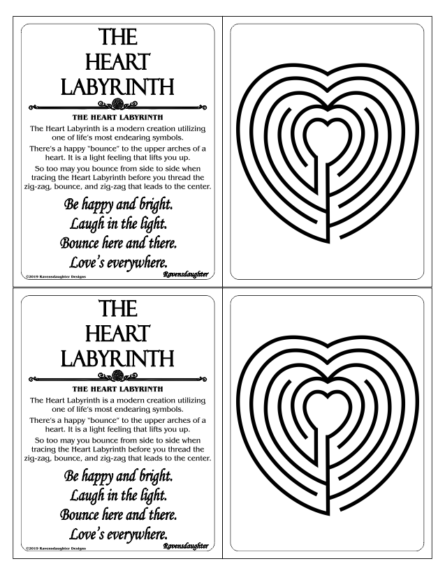 Heart Finger Labyrinth Digital Download – Celtic Art Store by ...