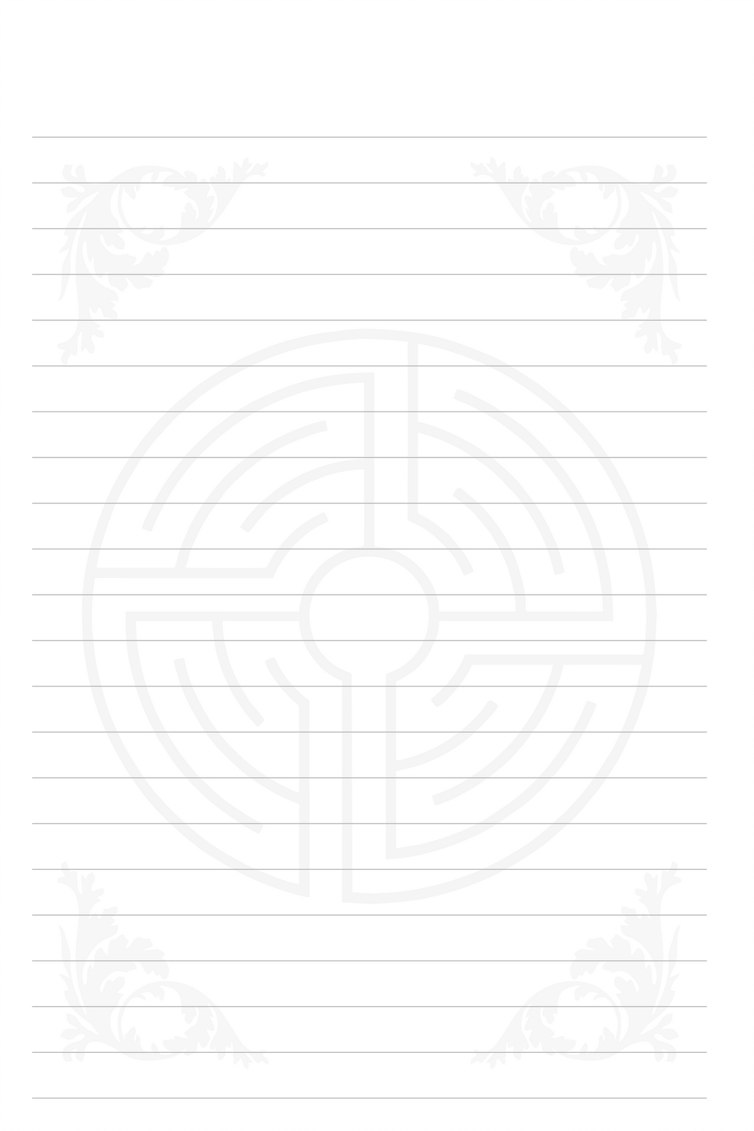 St. Lambertus Labyrinth Mindful Tracing Art Journal - Dye Drops ...