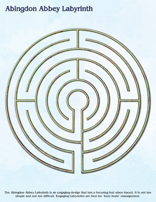Mindful Finger Labyrinth Digital Download Pack #1 – Celtic Art Store ...