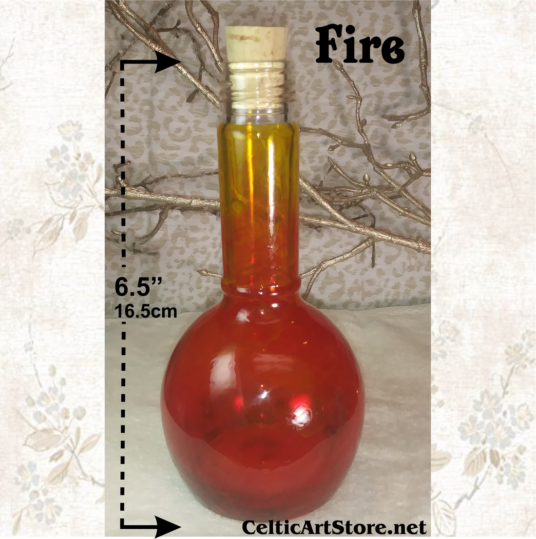 FIRE Potion Bottle – Celtic Art Store / EHR Books